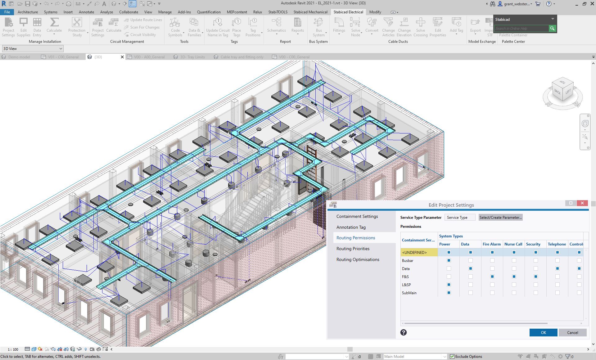 Stabicad Electrical for Revit